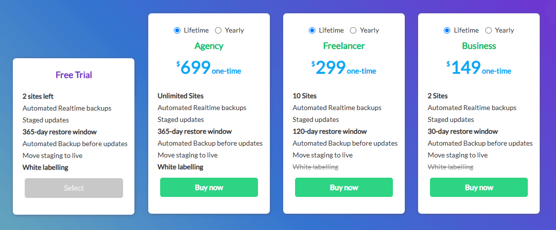 Starts at $49 WP Time Capsule Coupon - June 2026
