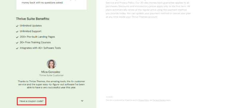 Upto 50% OFF Thrive Architect Plugin Coupon - September 2025